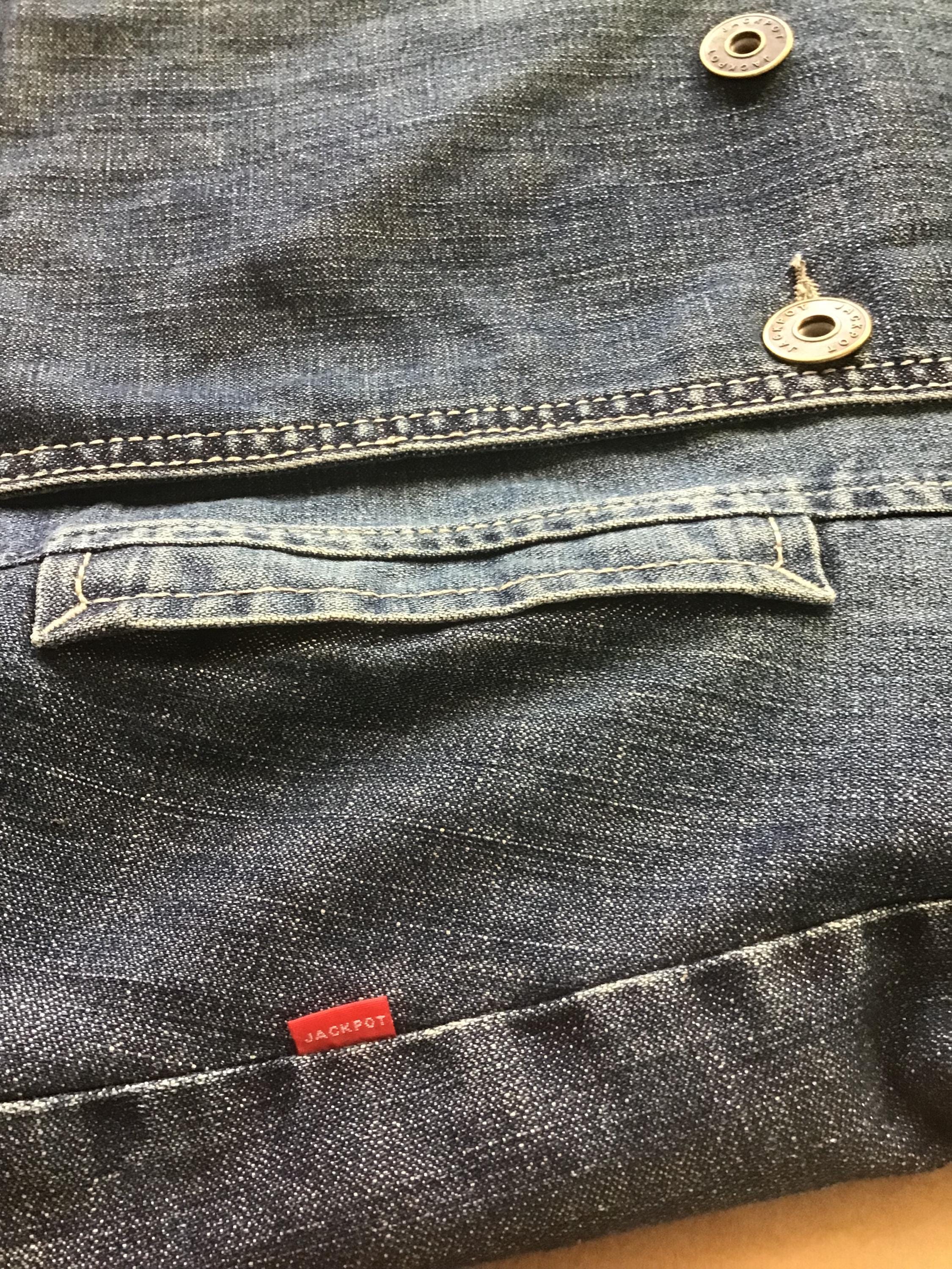 Vintage Women’s Size M- L Blue Denim Jacket Washed Out Double Breasted ...