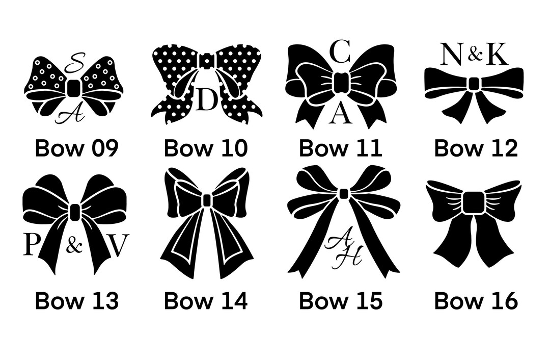 Custom Bow Logo Wax Seal Stamp, Handdrawn Bows Design Wax Seal Kit, Wax ...