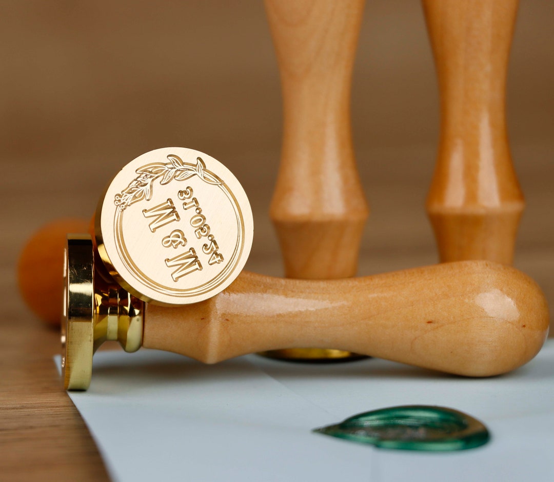 Custom Wedding Wax Seal Stamp Letter Wax Seal Kit Save the - Etsy