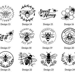 Custom Bee Logo Wax Seal Stamp Kit: Hand Drawn Design - Etsy