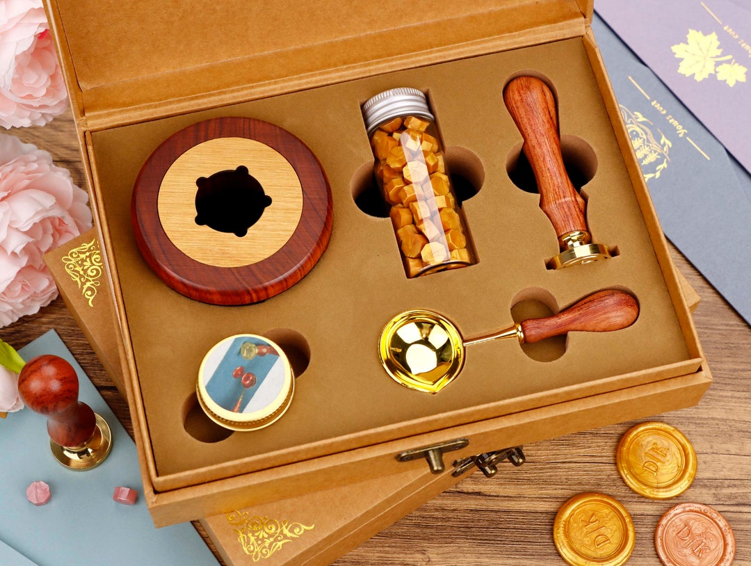 Custom Wax Stamp for Wedding Invitation, Personalised Logo Wax Seal ...