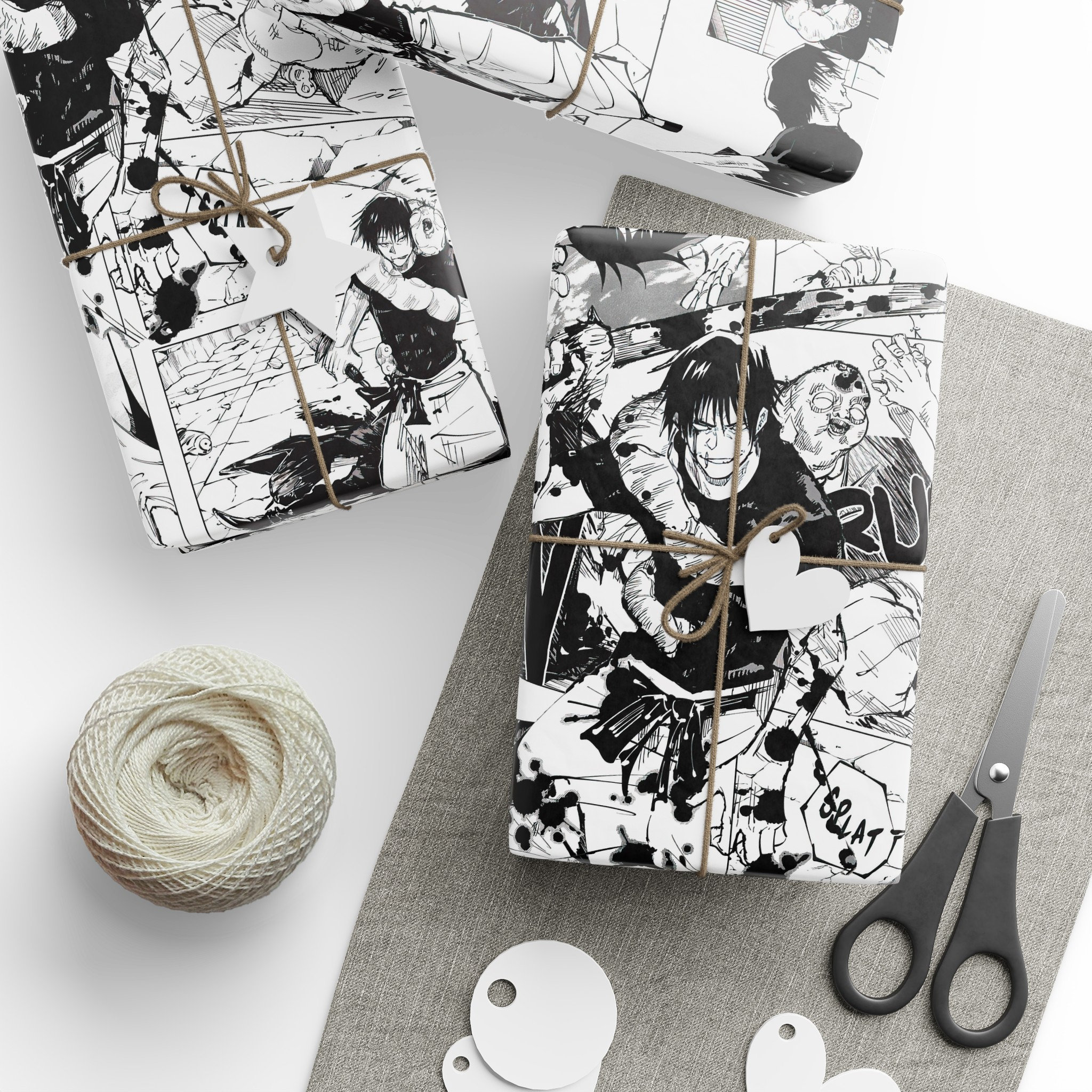 Fighting Toji Fushiguro of Jujutsu Kaisen in Black and White Manga ...