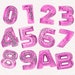 Shocking Pink Disco Ball PNG, Letters, Font, 3D, Alphabet, Digital ...