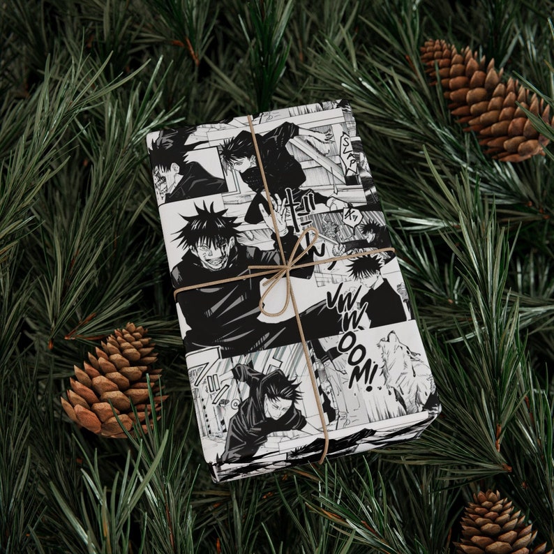 Cool Megumi Fushiguro of Jujutsu Kaisen in Black and White Manga ...