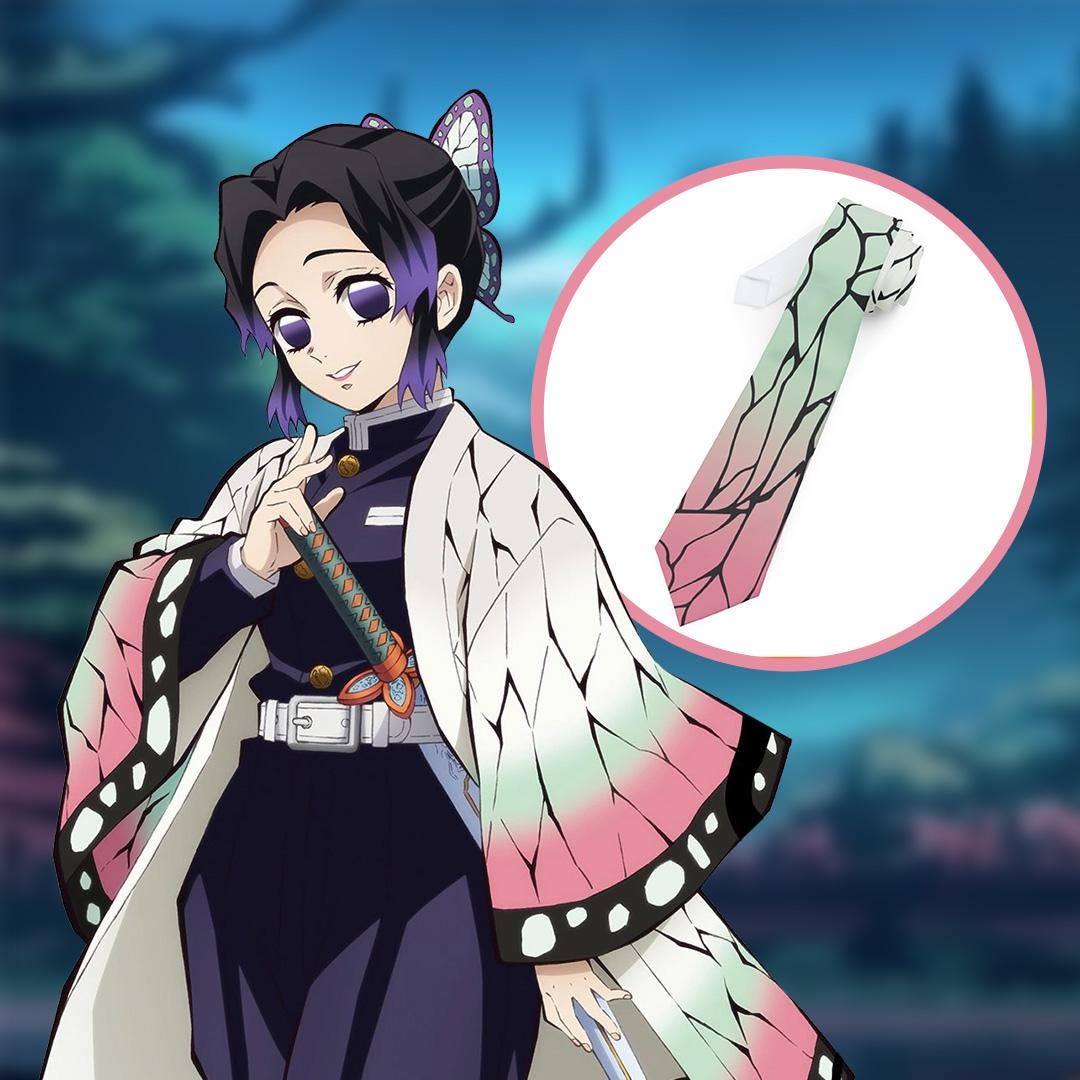 Cute Demon Slayer Shinobu Kocho of Kimetsu No Yaiba Yukata Kimono ...