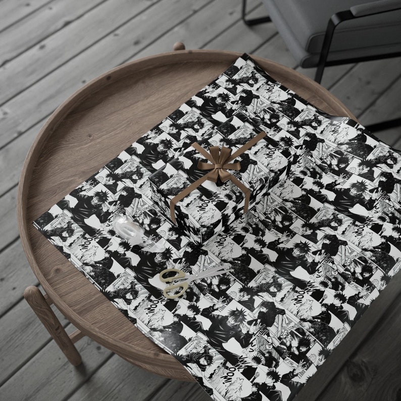 Cool Megumi Fushiguro of Jujutsu Kaisen in Black and White Manga ...