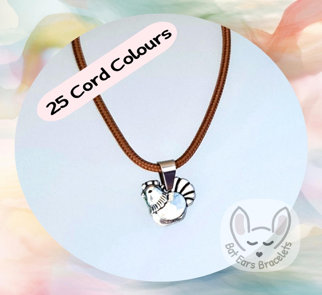 30 CORD COLOURS Chicken Necklace Chicken Charm Mother Hen Gift Love ...