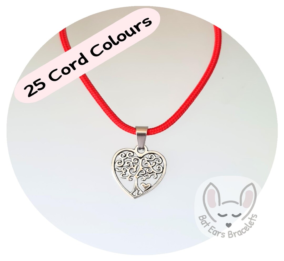 Heart Tree Necklace Tree of Life Heart Heart of the Family Tree Charm ...