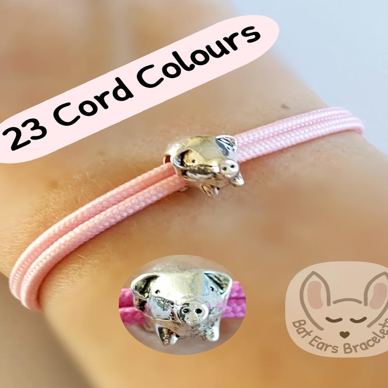 Pig Charm Bracelet - Etsy
