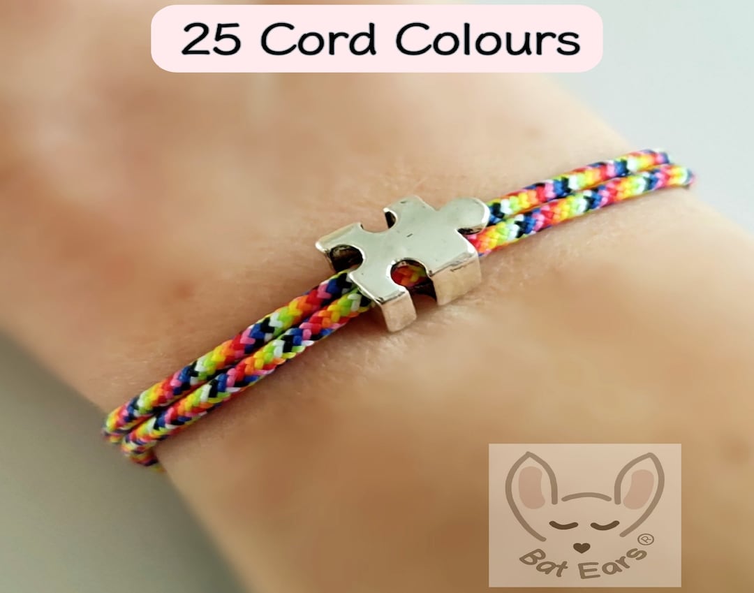 Puzzle Piece Bracelet Puzzle Piece Charm With Gift Bag Autism Awareness ...