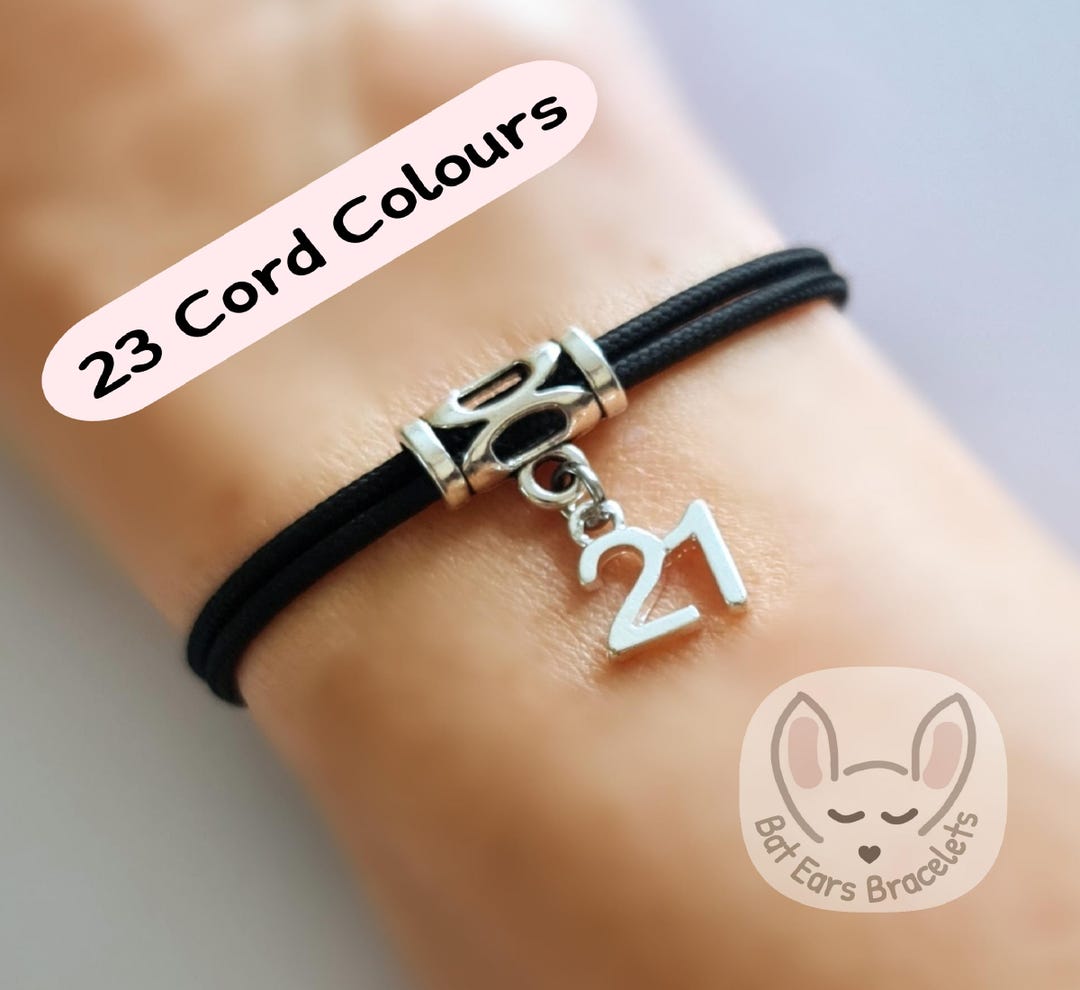 21st Birthday Bracelet Number 21 Charm 21st Gift Key to the Door ...