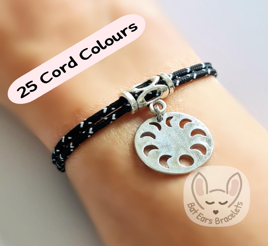 Moon Phases Bracelet Phases of the Moon Charm Moon Goddess Gift ...