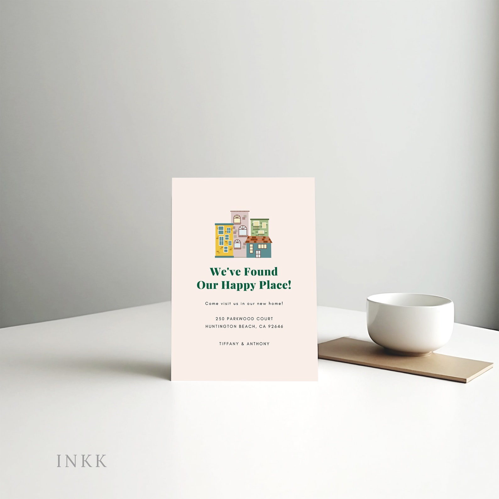 Personalized New Home Announcement Custom Moving Announcement Template ...