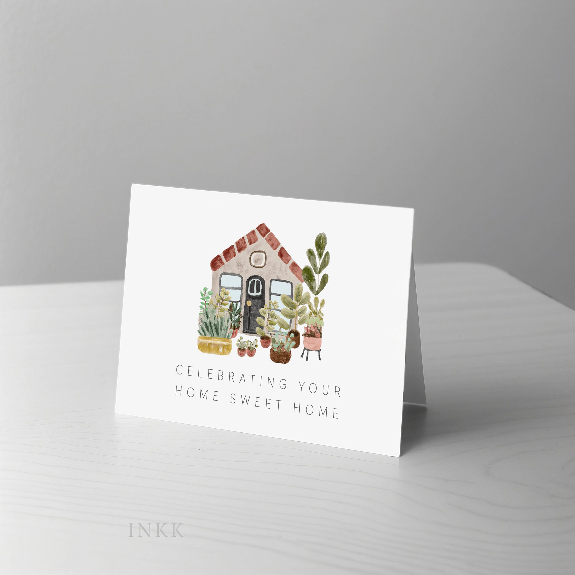 Modern New Home Congratulations Card Canva Template Personalized Home ...