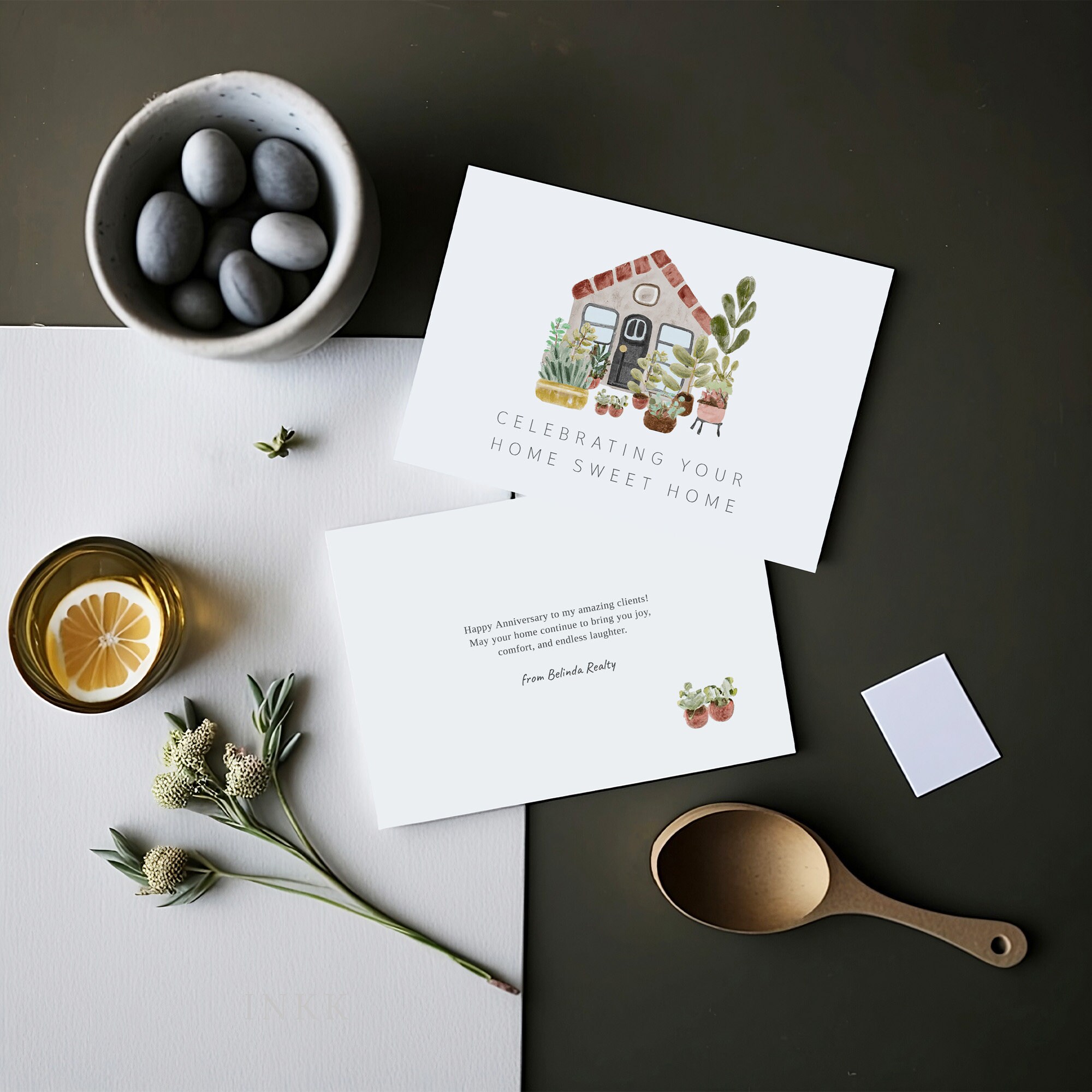 Modern New Home Congratulations Card Canva Template Personalized Home ...