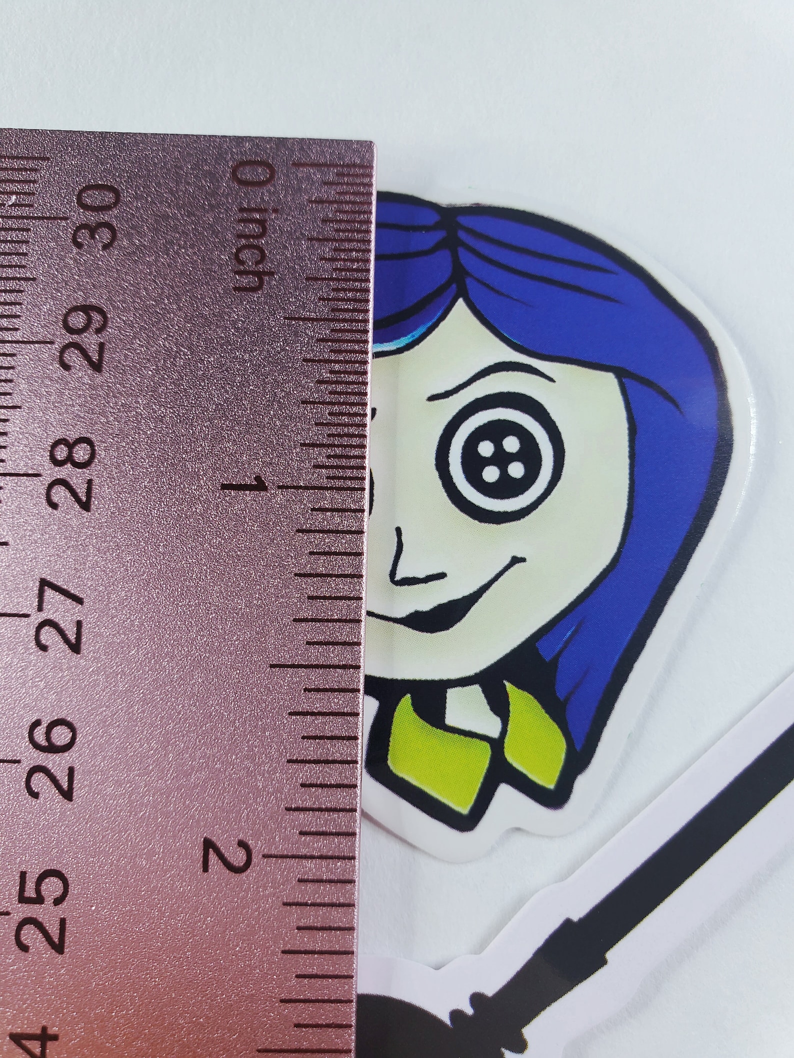 Coraline Sticker Set Coraline Animated Horror Film Skeleton Key ...