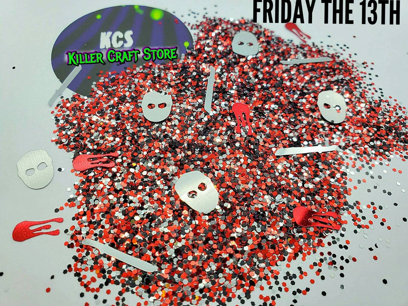 Jason Voorhees Glitter Foil Mix 15g Glitter Mix for Resin, Slime ...