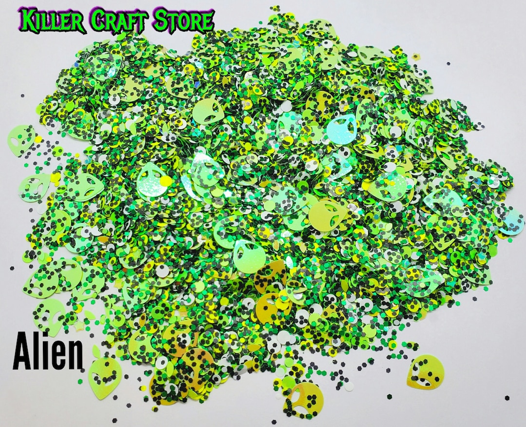 Alien Glitter Mix 15 Grams Aliens Sci-fi Aliens Syfy Aliens ...