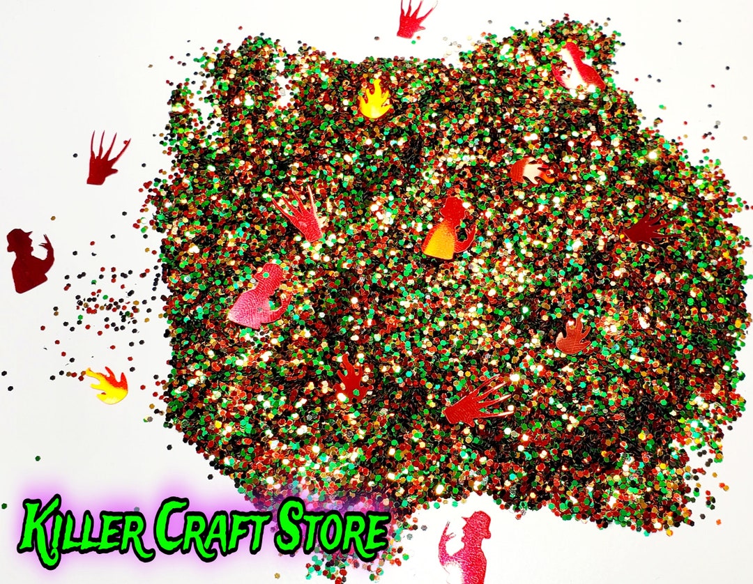 Freddy Krueger Glitter Foil Mix - 15g - Glitter Resin Mix, Slime ...