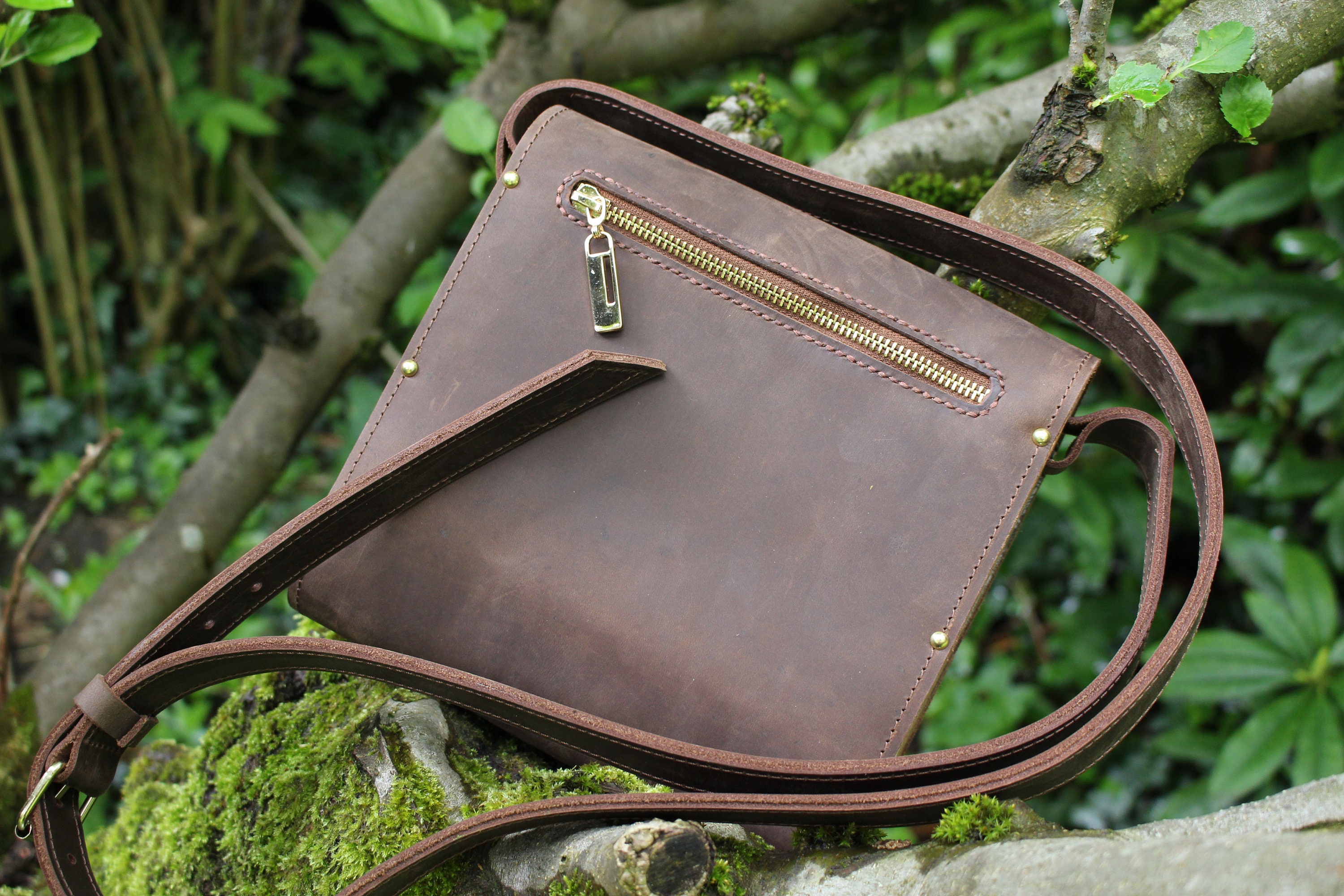 Holztasche mit Leder; Luxus-Ledertasche; Handgemachte Cross Body Bag ...