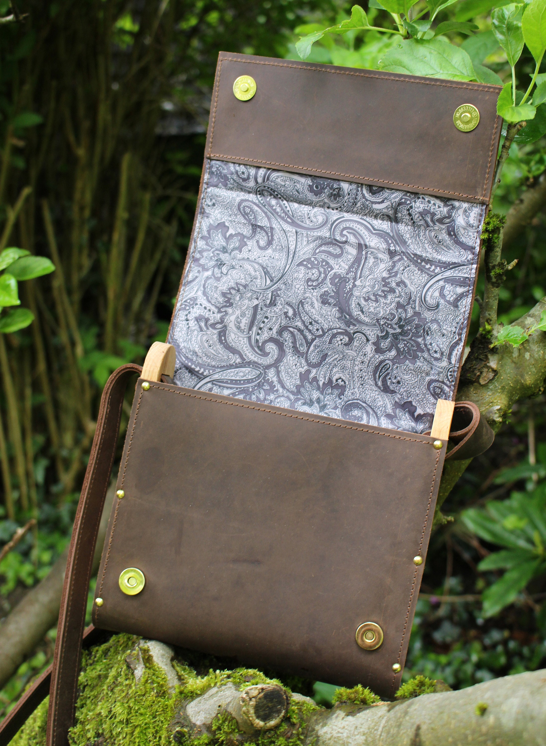 Holztasche mit Leder; Luxus-Ledertasche; Handgemachte Cross Body Bag ...