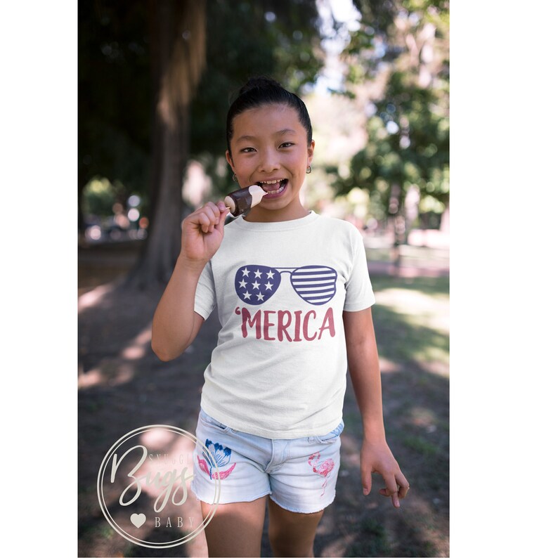 Merica Glasses Baby Bodysuit 4th of July Bodysuit Merica | Etsy