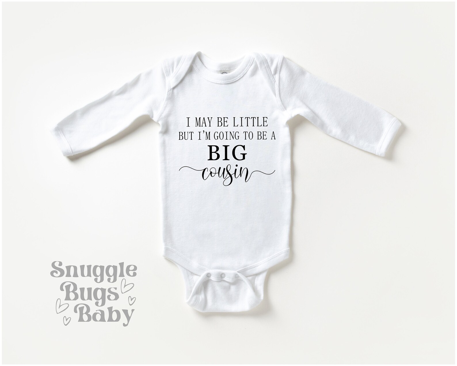 Big Cousin Baby Bodysuit: Pregnancy Announcement, New Cousin Gift - Etsy