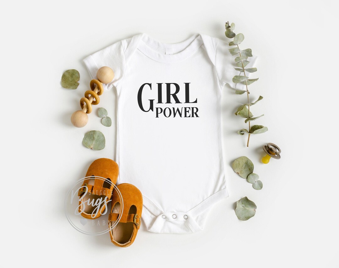 Girl Power Baby Bodysuit, Baby Girl Bodysuit, Cute Feminist Baby ...
