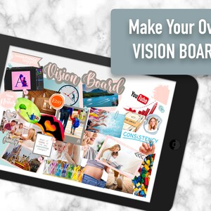 Digital Vision Board Digital Stickers - Etsy