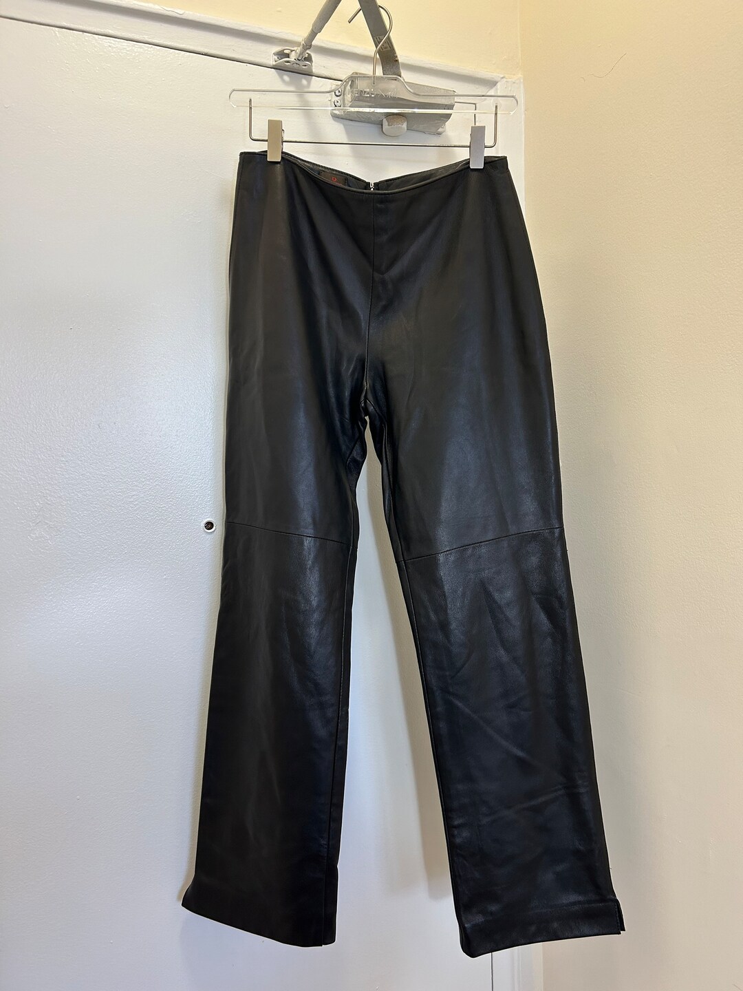 Vintage Danier Leather Pants Black - Etsy