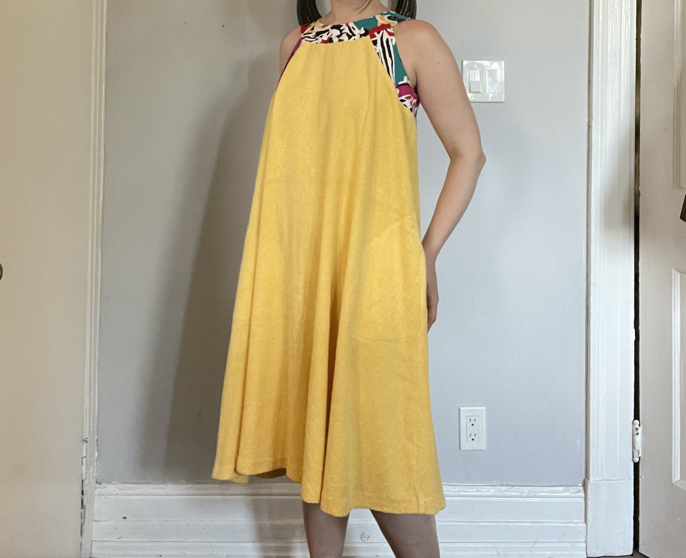Vintage Terry Cloth Dress - Etsy