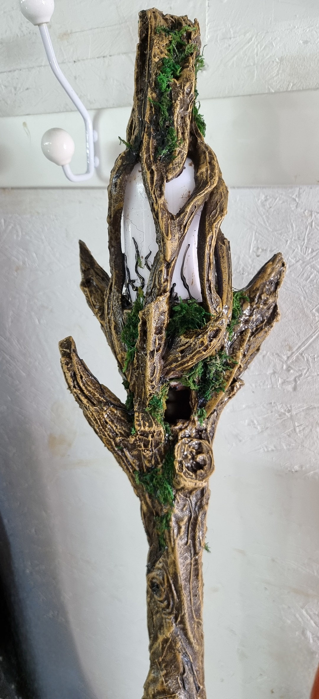 Wide Vers: Wizards Staff With Flaming LED Light - Etsy