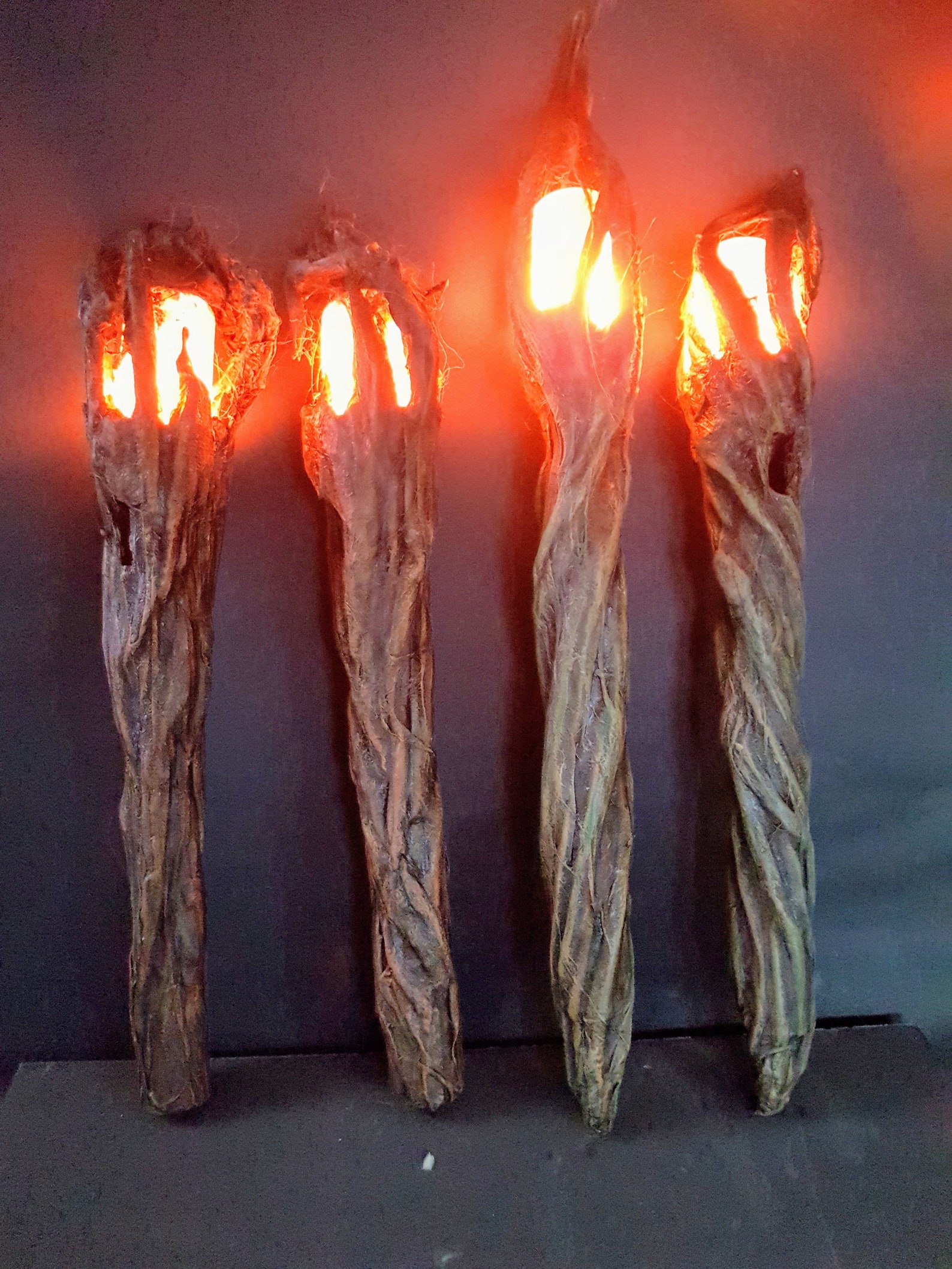 Torch With Flaming LED Light - Etsy