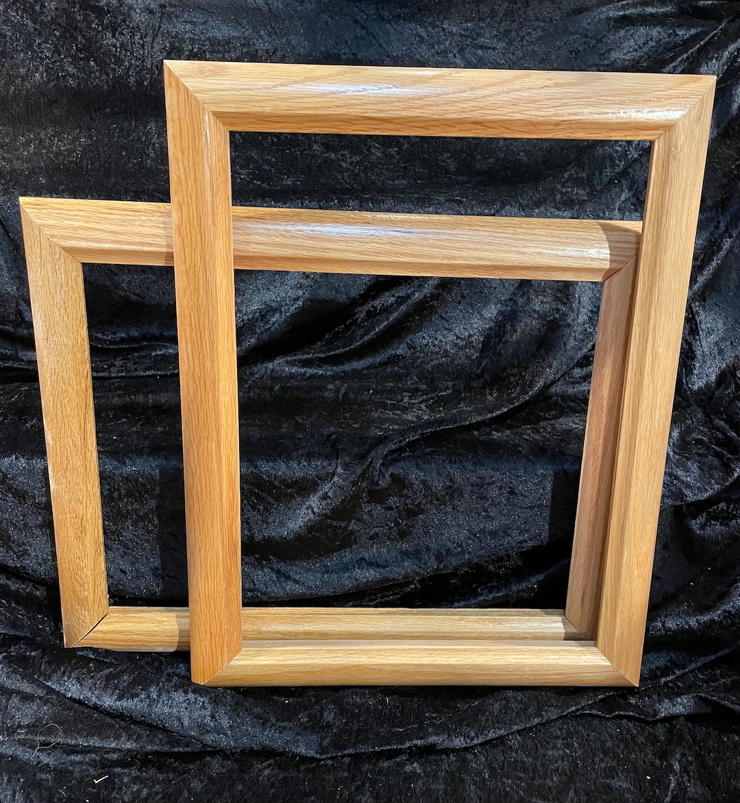 Lot of 2 Chunky Wood 12 X 16 Frames Slight Imperfections - Etsy
