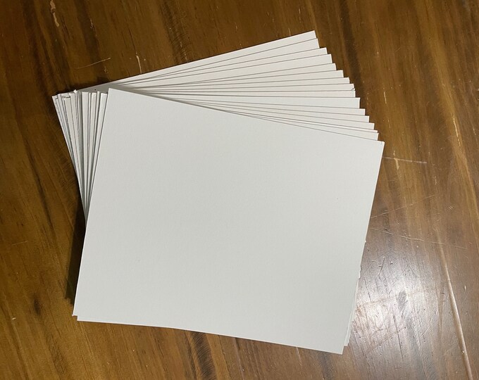 Uncut Mat Board 20 Pieces, Custom Cut to Your Size - Etsy