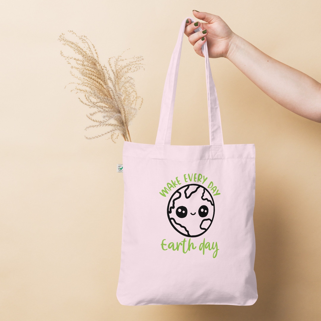 EARTH TOTE BAG Make Every Day Earth Day Nature Tote Bag Environmental ...