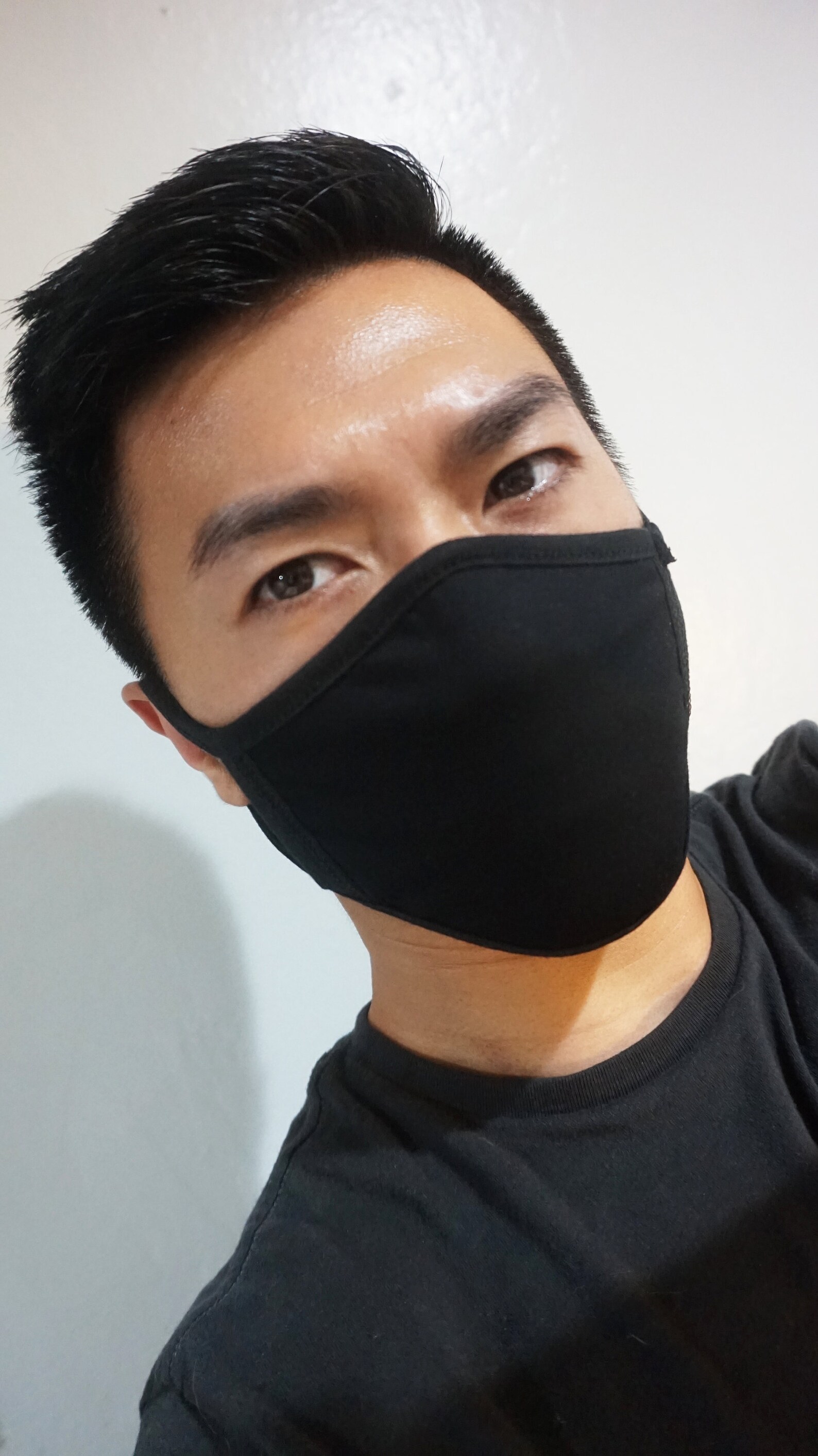 Black Face Mask Cover for Adults Handmade Made in USA 1 Ply - Etsy