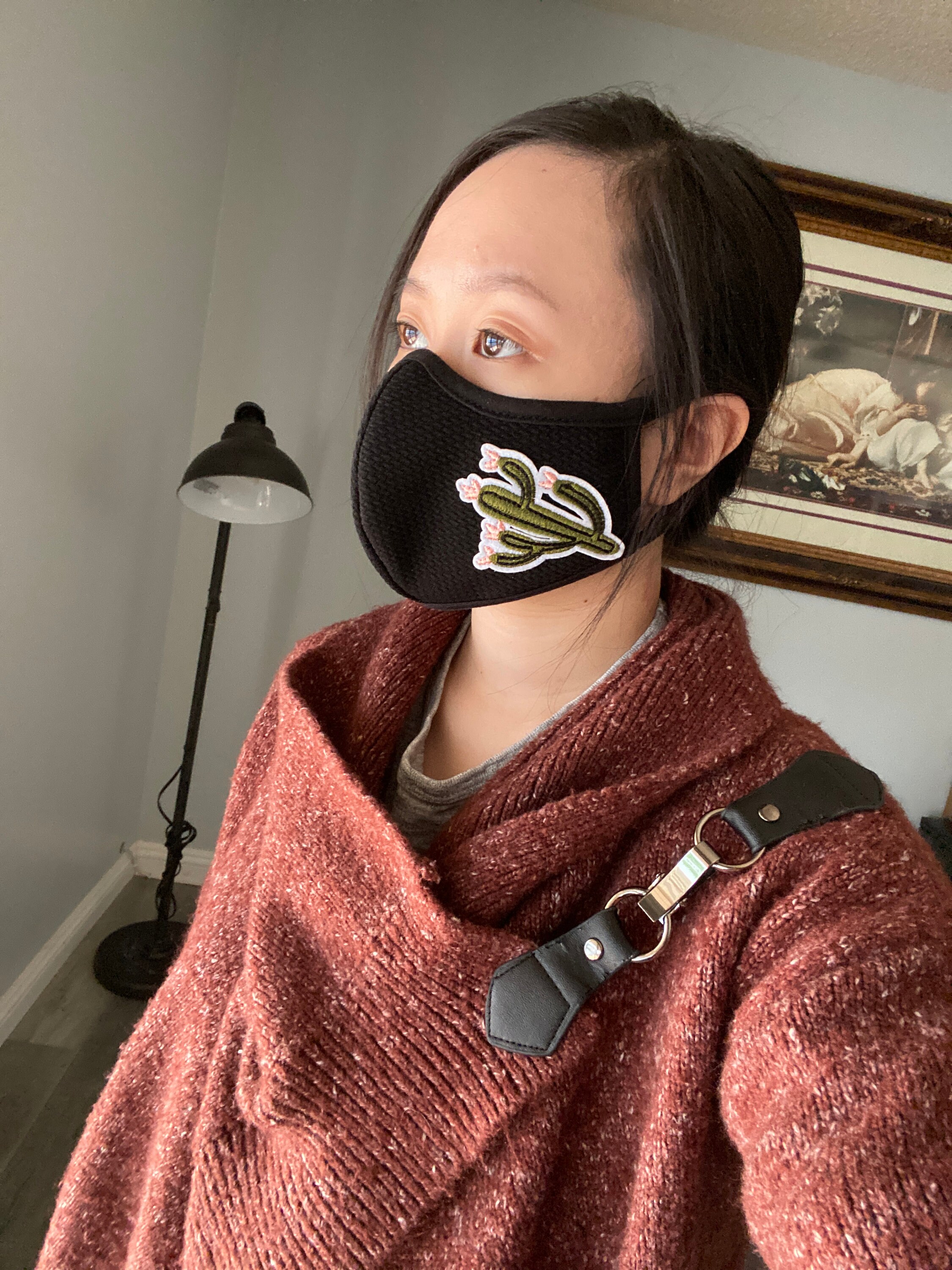 Cactus Patch Face Mask Cover for Adults Handmade Made in USA | Etsy