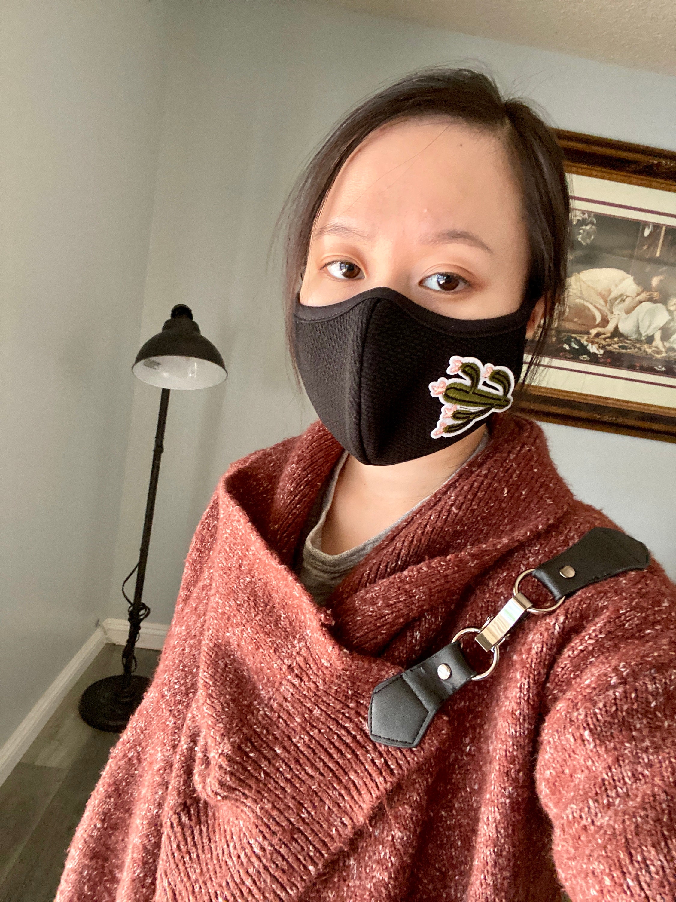 Cactus Patch Face Mask Cover for Adults Handmade Made in USA | Etsy