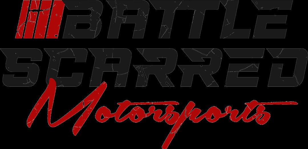 Battle Scarred Motorsports Sticker - Etsy UK
