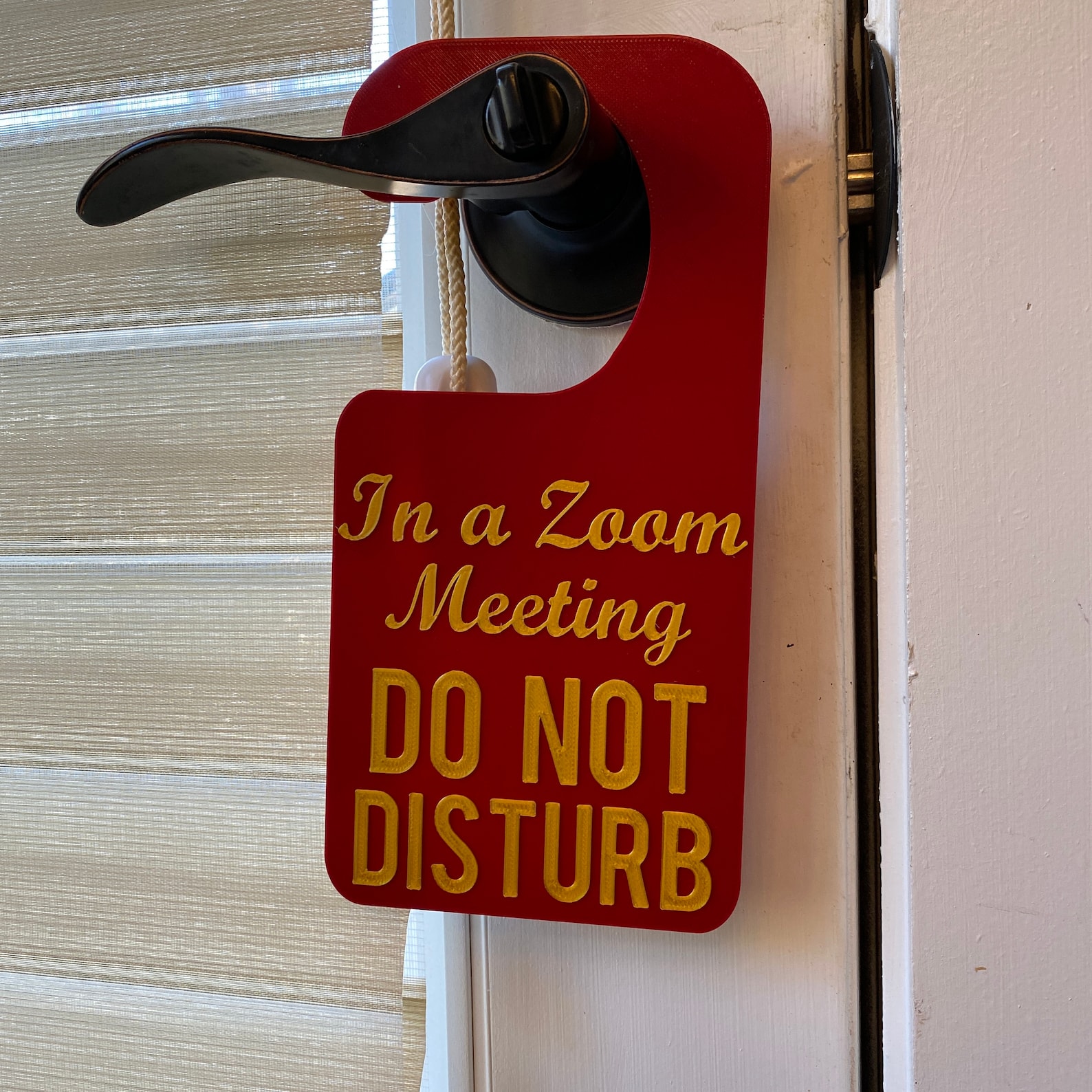 Door Hanger in a Zoom Meeting Do Not Disturb. Universal - Etsy
