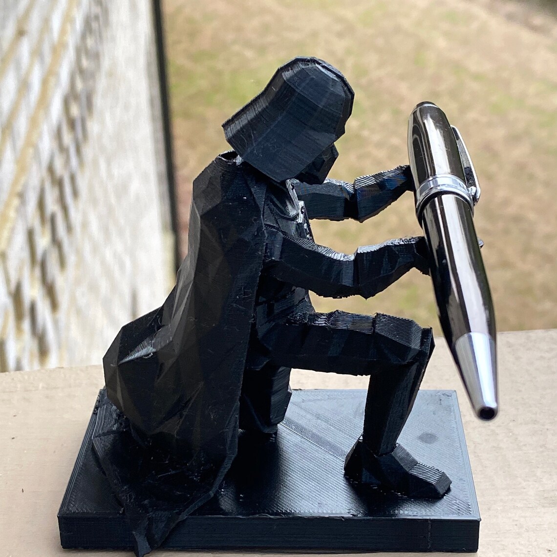 Star Wars Darth Vader on His Knee With Red Heart Perfect - Etsy