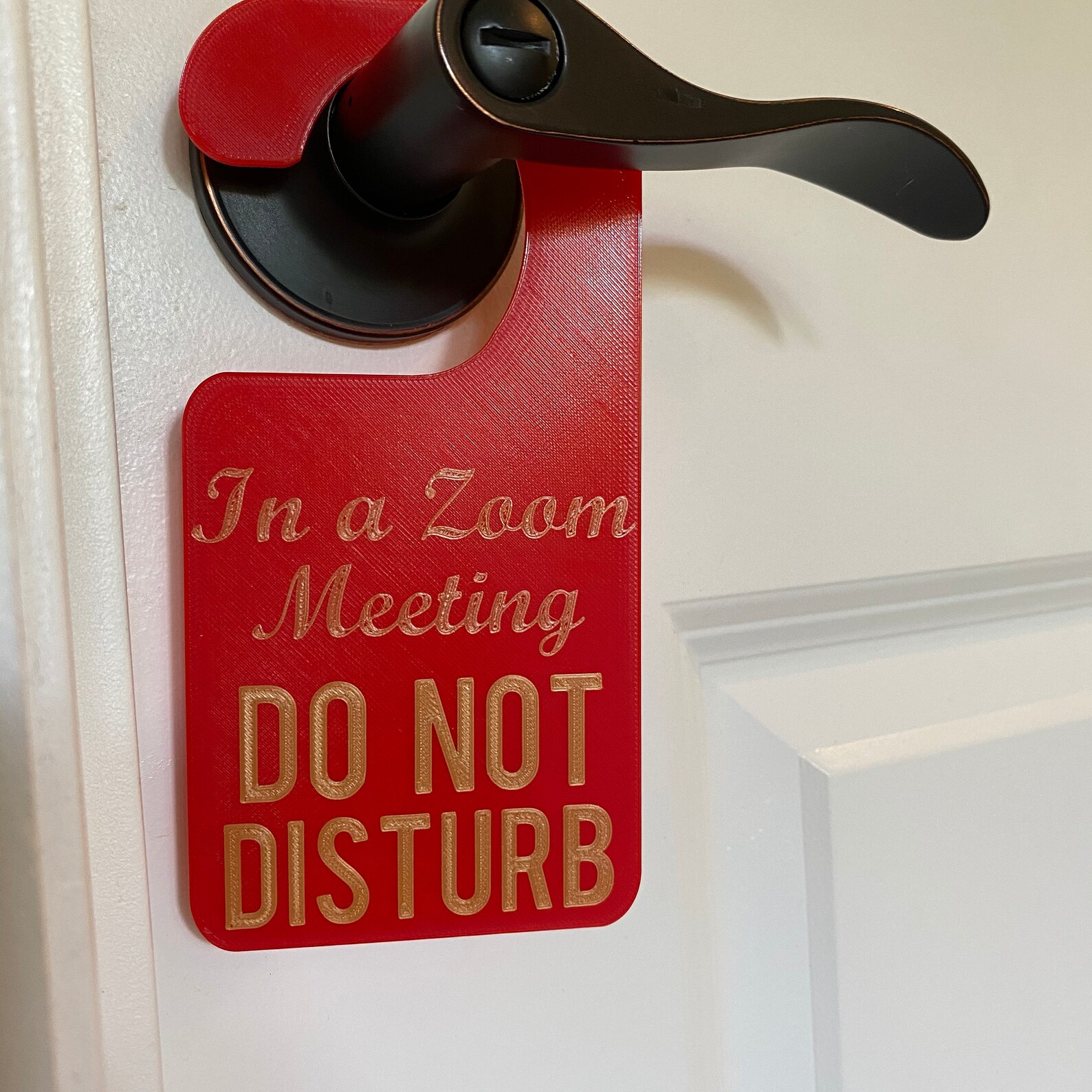 Door Hanger in a Zoom Meeting Do Not Disturb. Universal - Etsy