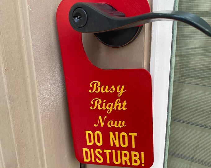 Door Hanger I'm Sleeping. DO NOT DISTURB. Universal Size 3D Printed ...