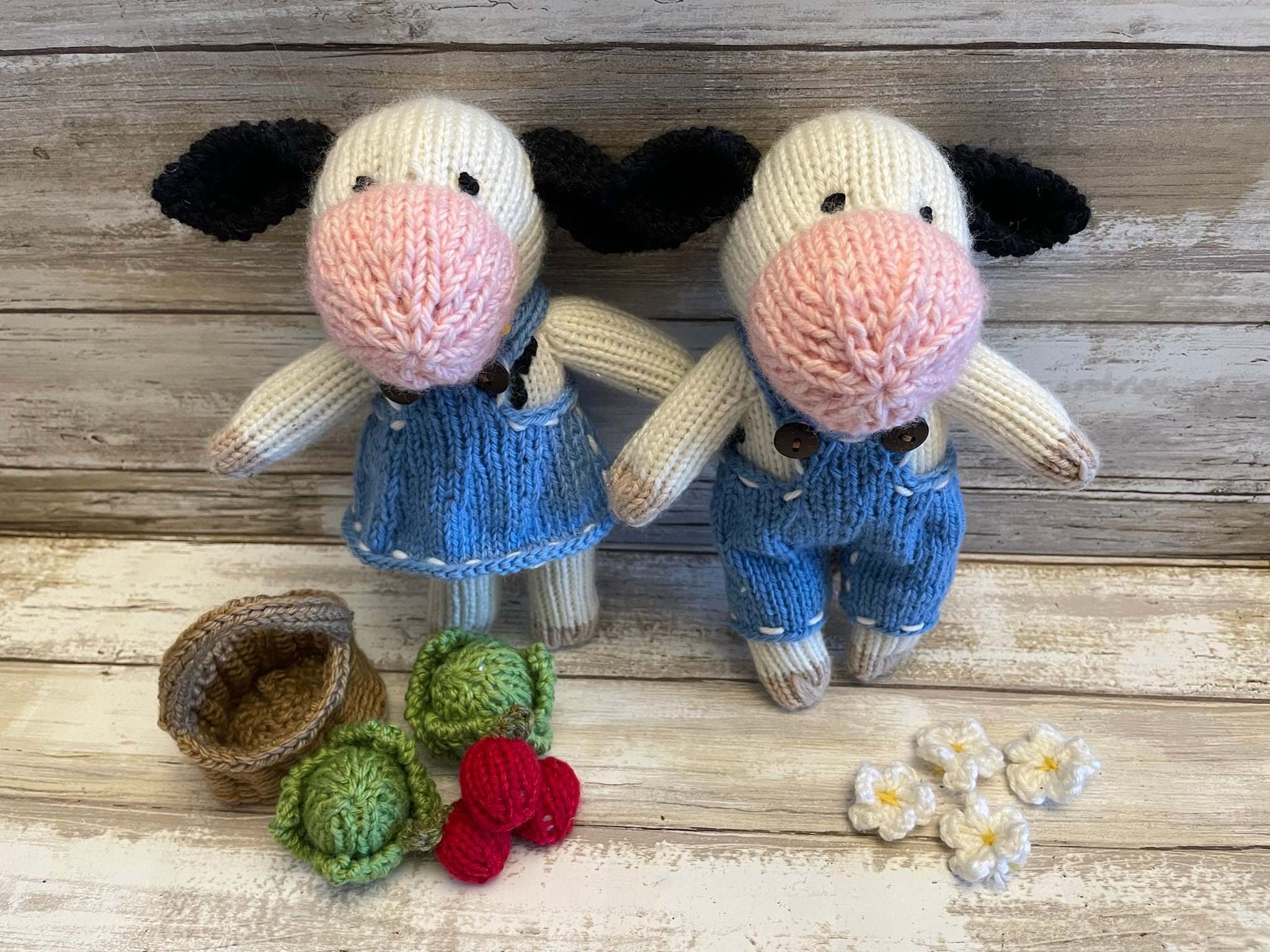 Cow Knitting Pattern - Etsy