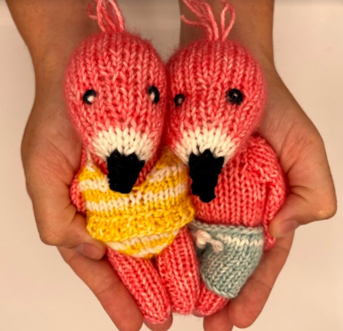 Flamingo Knitting Pattern - Etsy