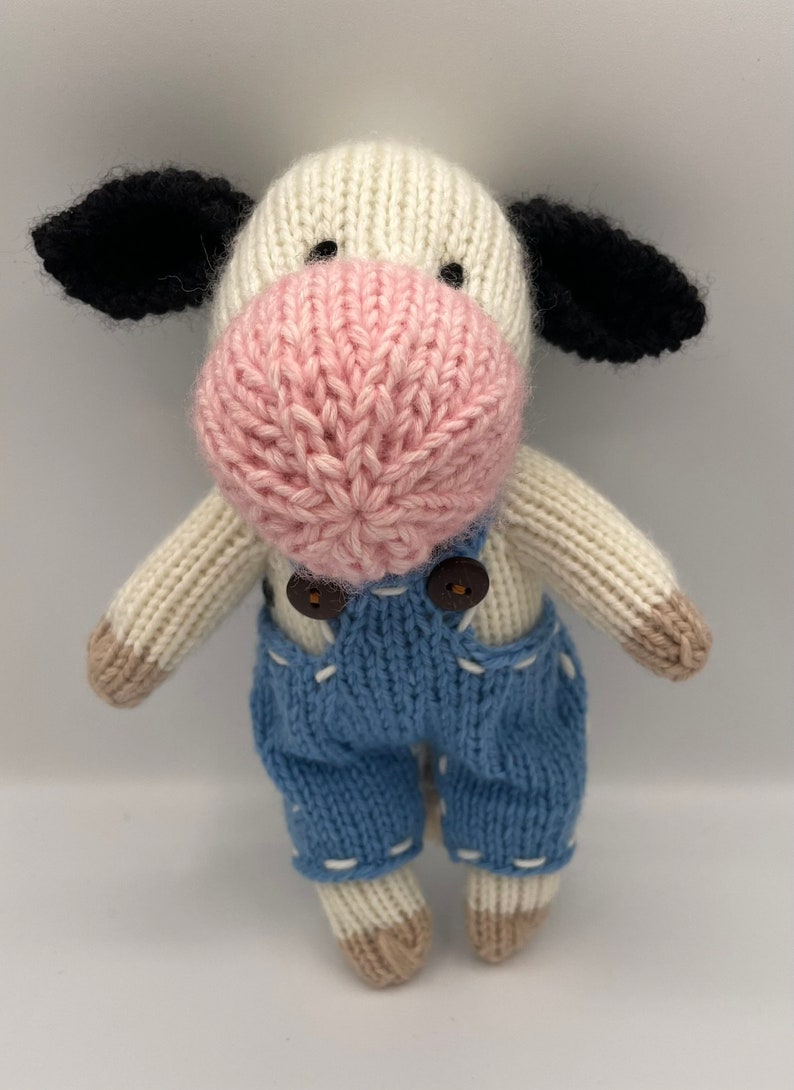 Cow Knitting Pattern - Etsy