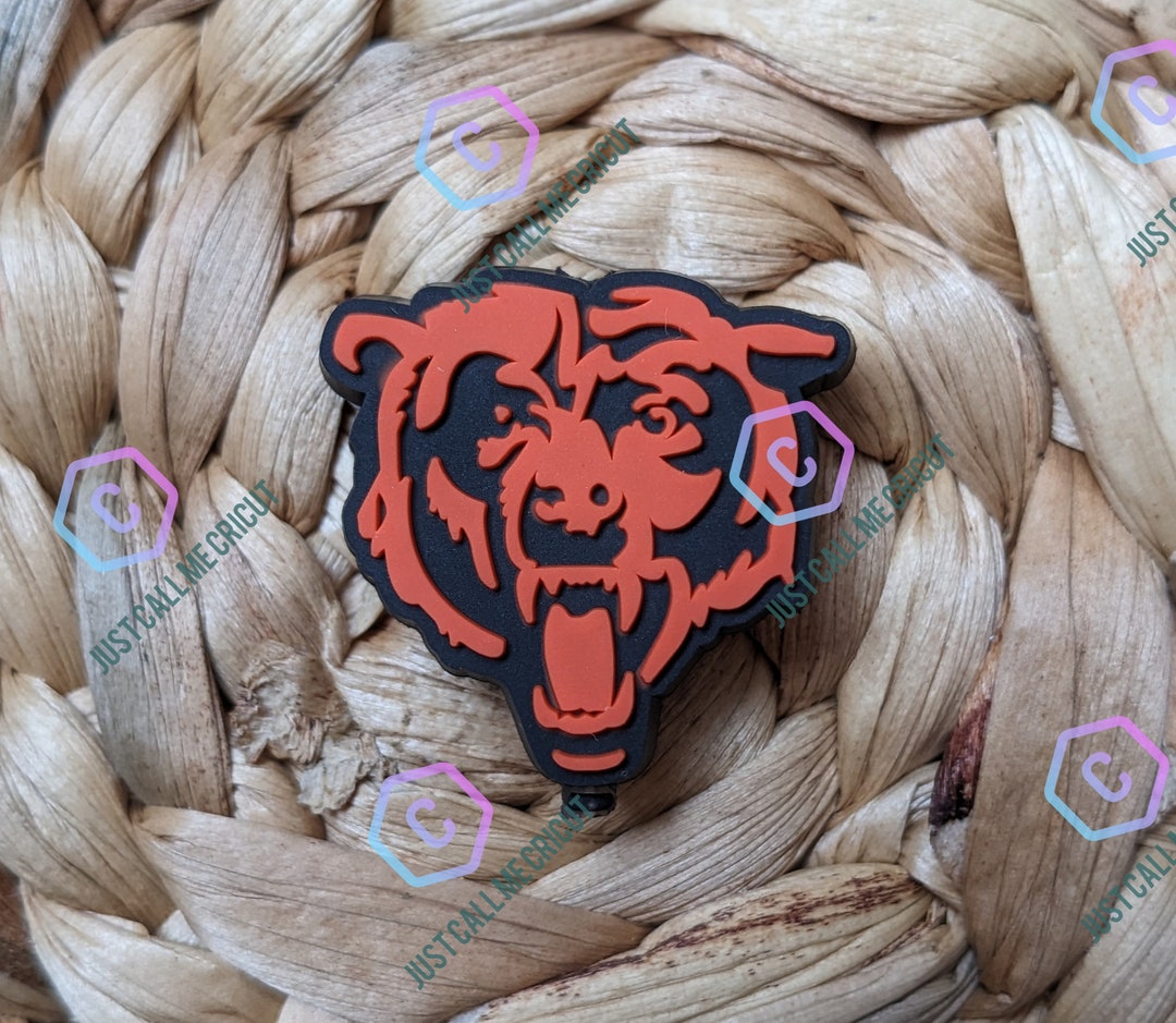 Focal Bead Football NFL Sports Chicago Da Bears DYI Ideas - Etsy