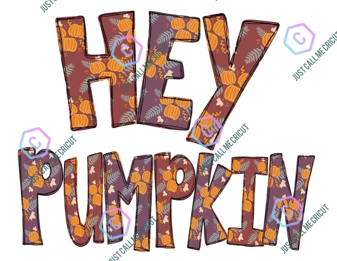 Hey Pumpkin PNG Pumpkin PNG Fall Png Pumpkin Doodle Art - Etsy
