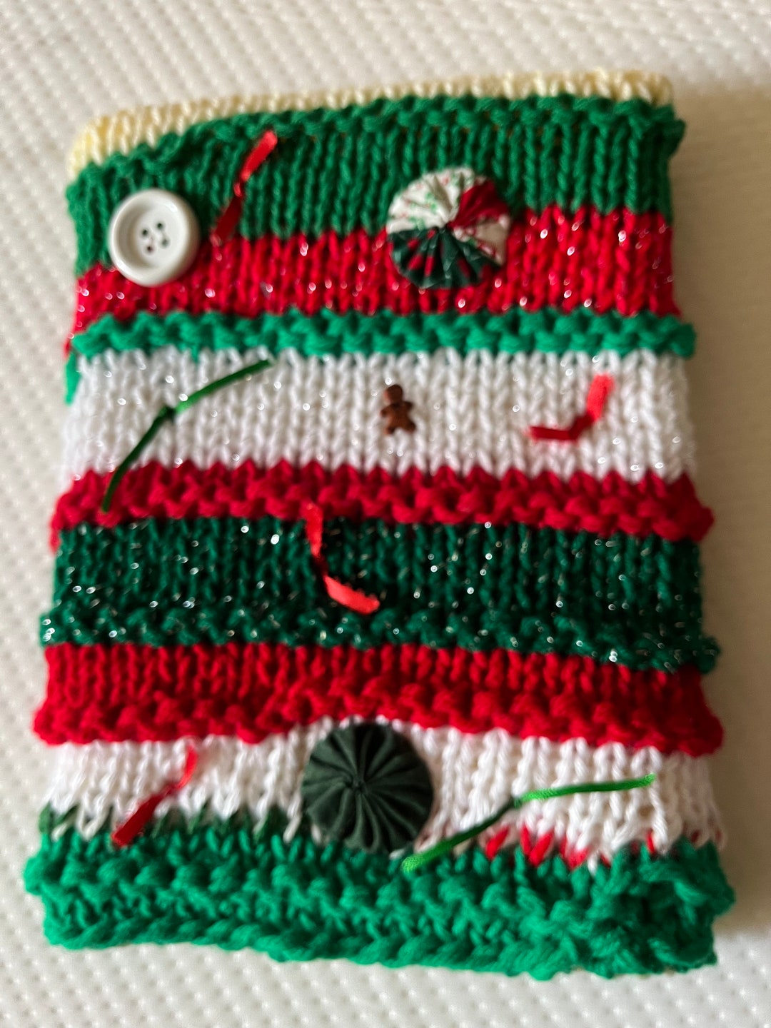 Therapy Twiddle Muff. Hand Knit Sensory Cuff - Etsy